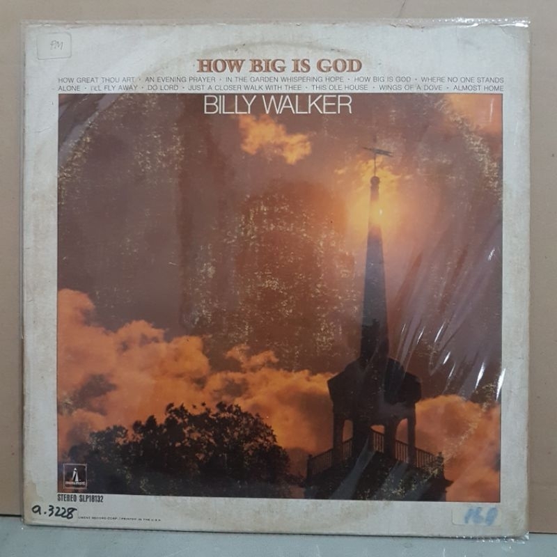 Jual Vinyl Piringan Hitam 12 inch Billy Walker-How Big Is God | Shopee ...