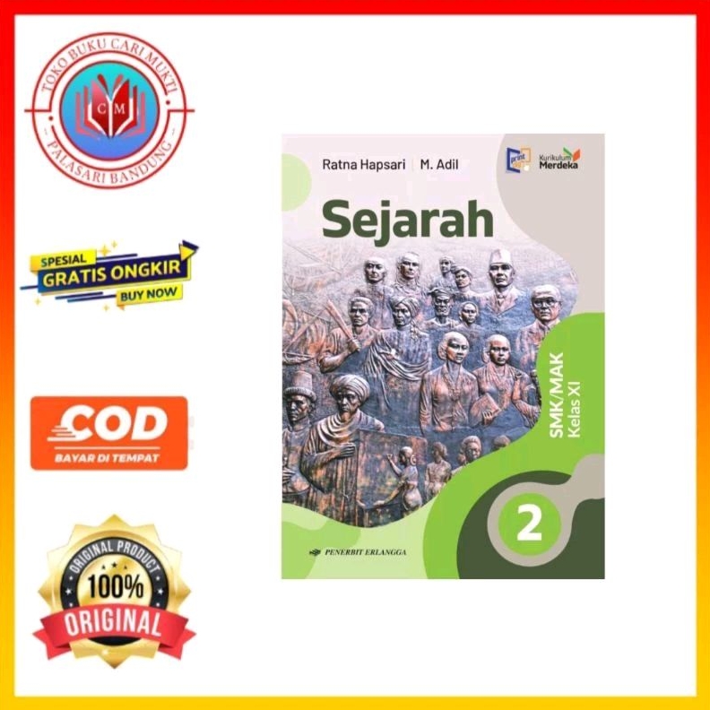 Jual Erlangga Buku Sejarah Untuk SMK/MAK Kelas 11 Kurikulum Merdeka | Shopee Indonesia