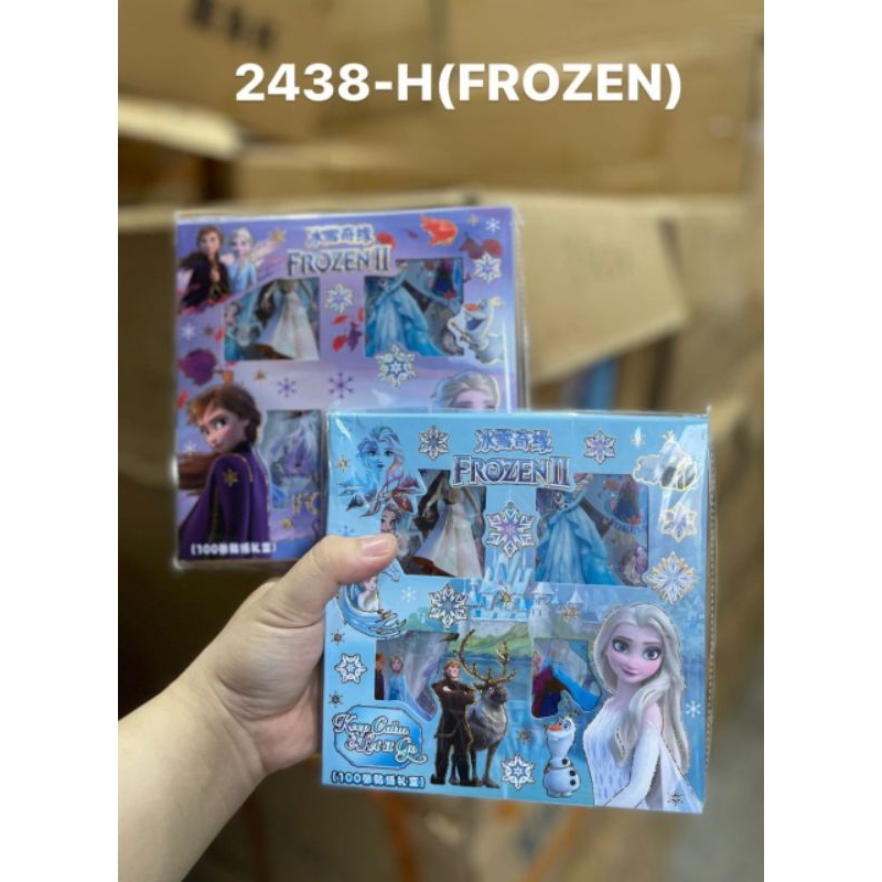 Jual Stiker Anak Cwe Karakter Frozen/ Sticker Frozen Waterproof Isi 100 ...