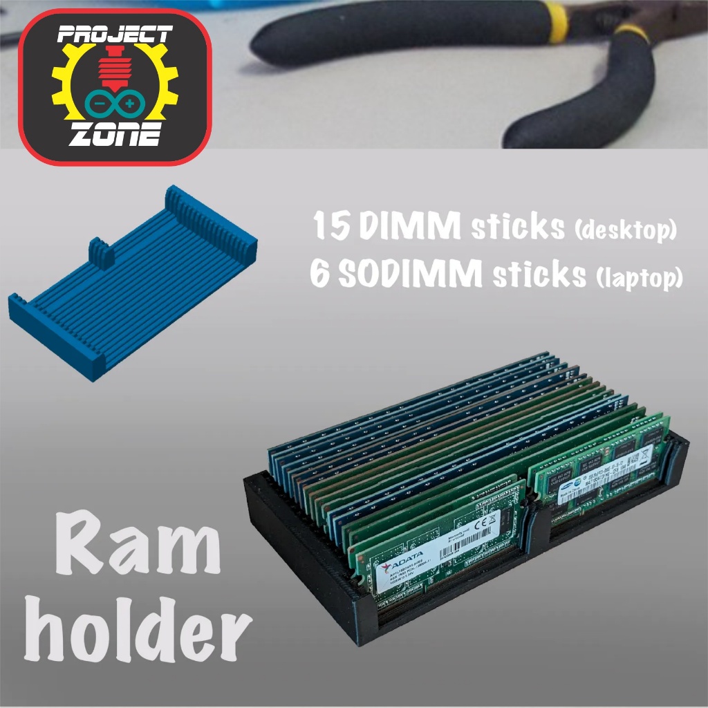 Jual Holder Stand Rak RAM Komputer PC Laptop DIMM SODIMM DDR3 DDR4 ...