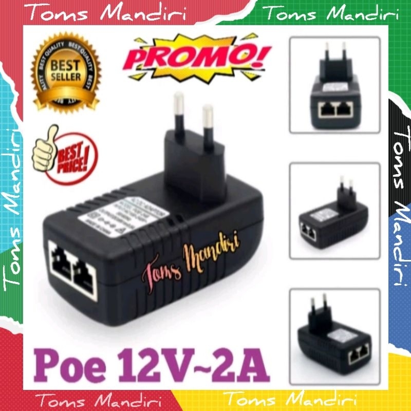 Jual Poe adaptor switching 12V-2A | Shopee Indonesia