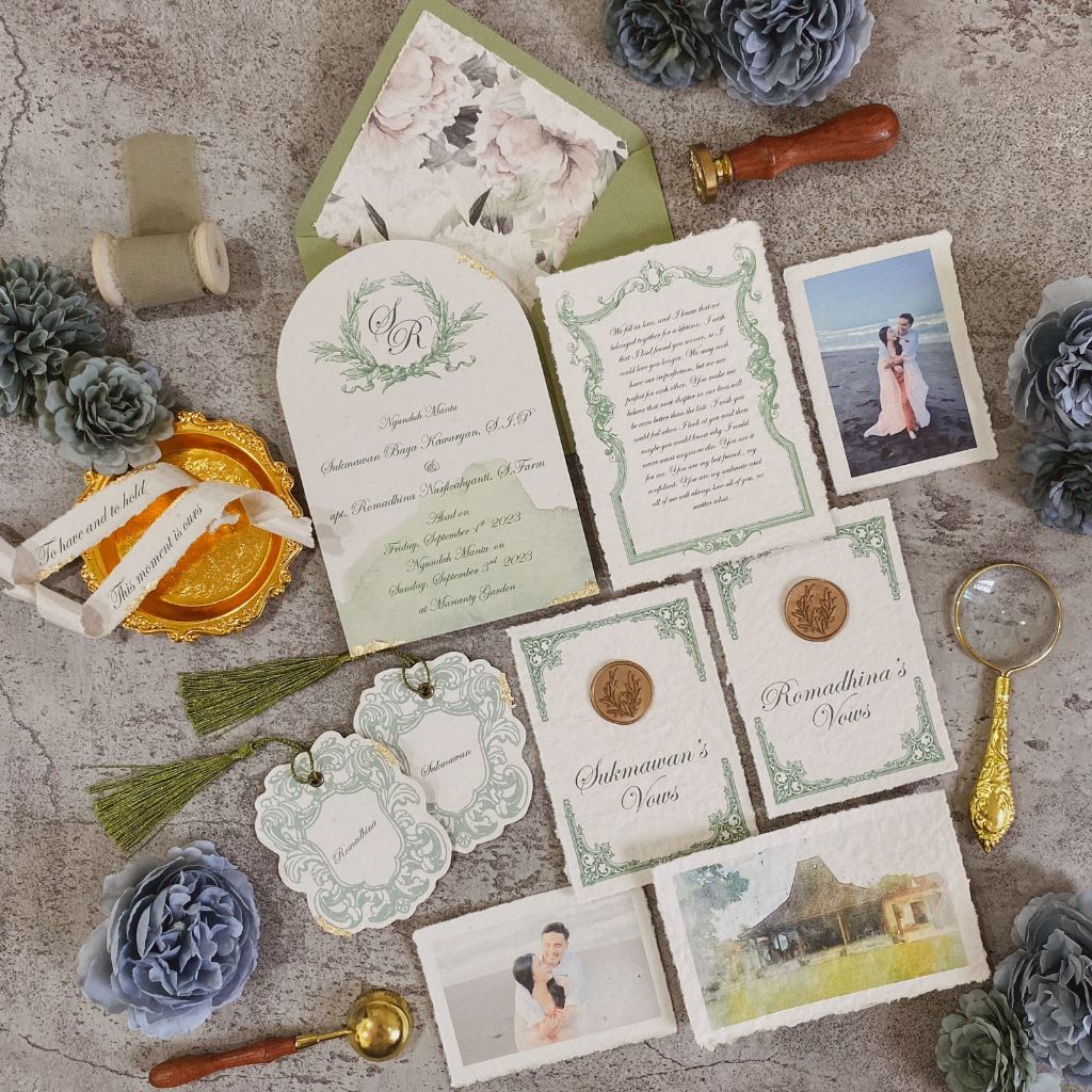Jual Keepsake | Wedding Vows | Handmade Undangan Aesthetic (Classic ...