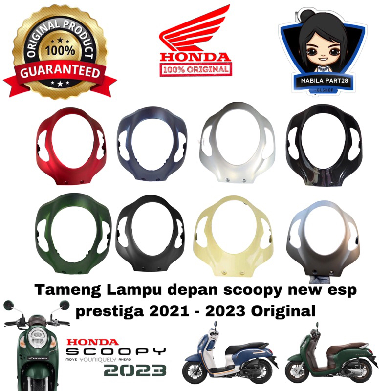 Jual Tameng panel lampu body depan scoopy new prestige sporty K2F 2021 ...