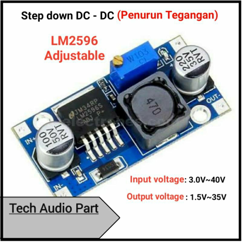 Jual Modul Step Down DC -DC LM2596 | Shopee Indonesia