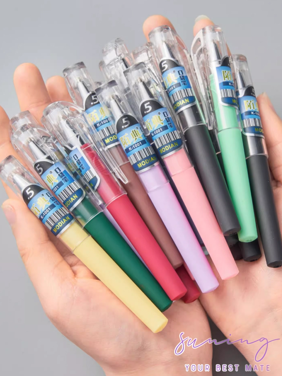 Jual Gel Pen Pulpen Mini Pena Hitam Mini 0.5mm Gelpen Hitam-Suning Mall ...