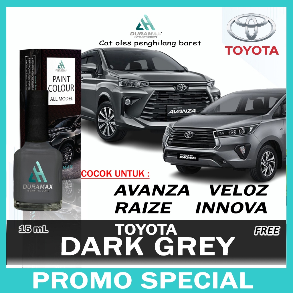 Jual Cat Oles Dark Grey Metalic NEW Toyota Avanza Xenia Veloz Raize ...