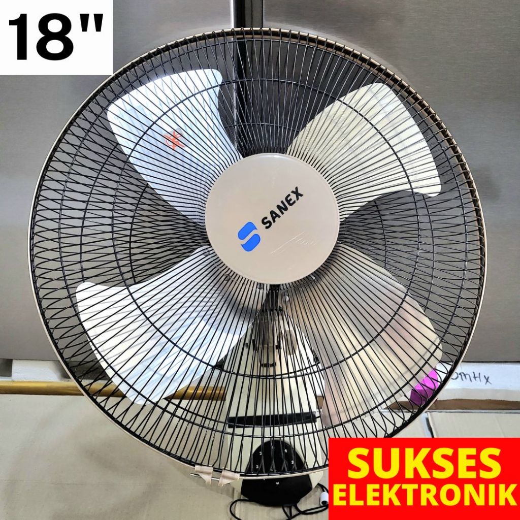 Jual Kipas Angin Dinding BESI SANEX 18 IN / Wall Fan Tembok Kipas ...
