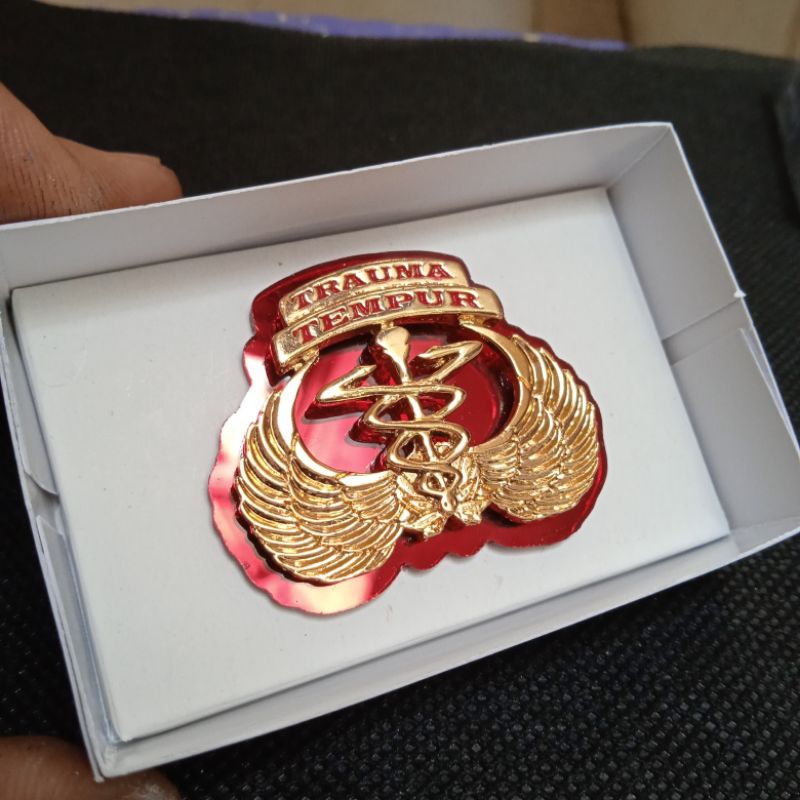 Jual brevet wing pin pdh trauma tempur dasar akrilik mika | Shopee ...