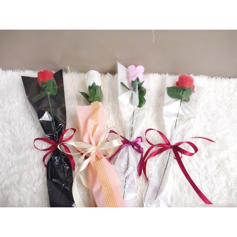 Jual buket bunga 1 tangkai buat orang terkasih | Shopee Indonesia