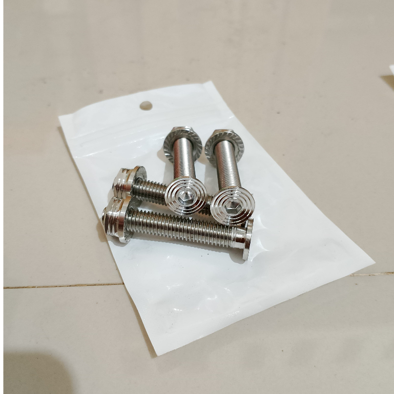 Jual Baut L Stainles slim spiral Baut Dudukan Mesin Rangka Ke Breket Mesin Bawah Ninja R Dan ...