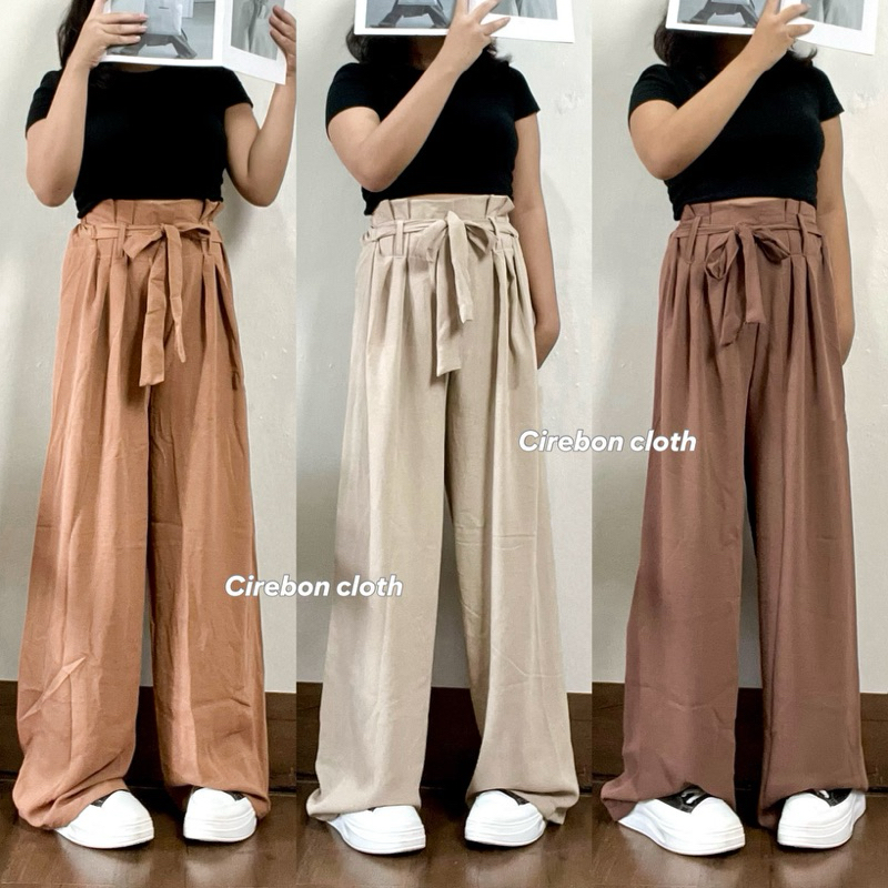 Jual Cirebon Cloth - Dilla Kulot Super Highwaist | Loose Pants Crinkle ... Jual Cirebon Cloth - Dilla Kulot Super Highwaist | Loose Pants Crinkle ...