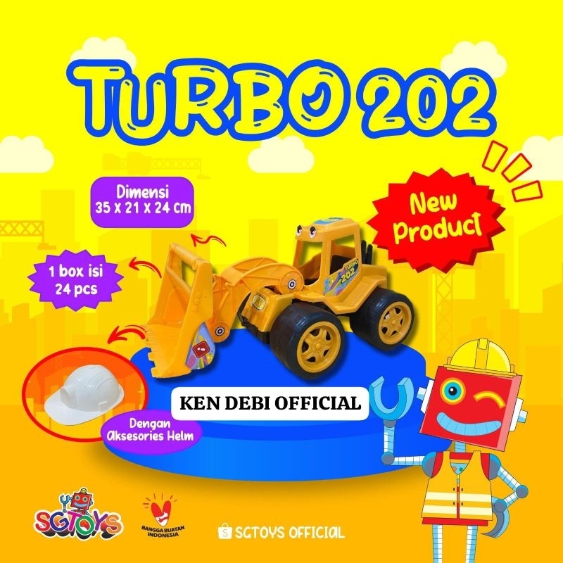 Jual ARFB - Mainan Beko Excavator Kontruction Free Helm Turbo202 ...
