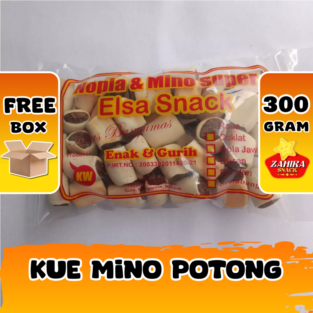 Jual Kue Mino Nopia Potong Oleh-oleh khas Banyumas 300 gram Rasa ...