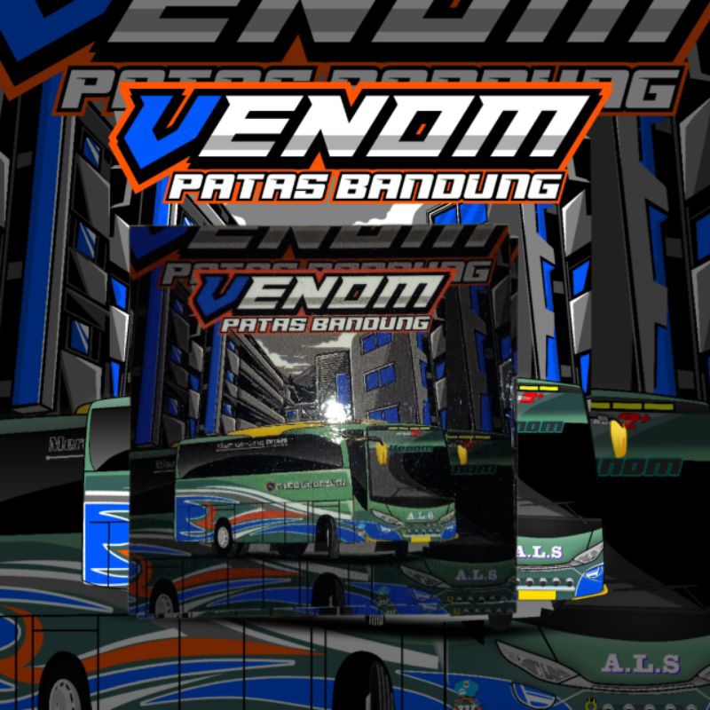 Jual Stiker Bus ALS 237 (VENOM) | Shopee Indonesia