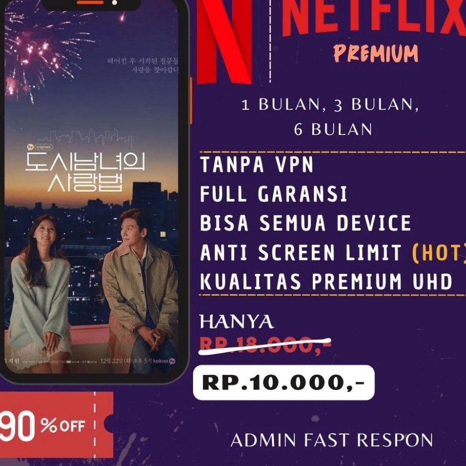 Jual Penawaran Terbaru NETFLIXXX PRIVATEEE 1 Bulan PREMIUMMEEEE UHD 4K TANPA VPN PUAS ANTI HOLD ...