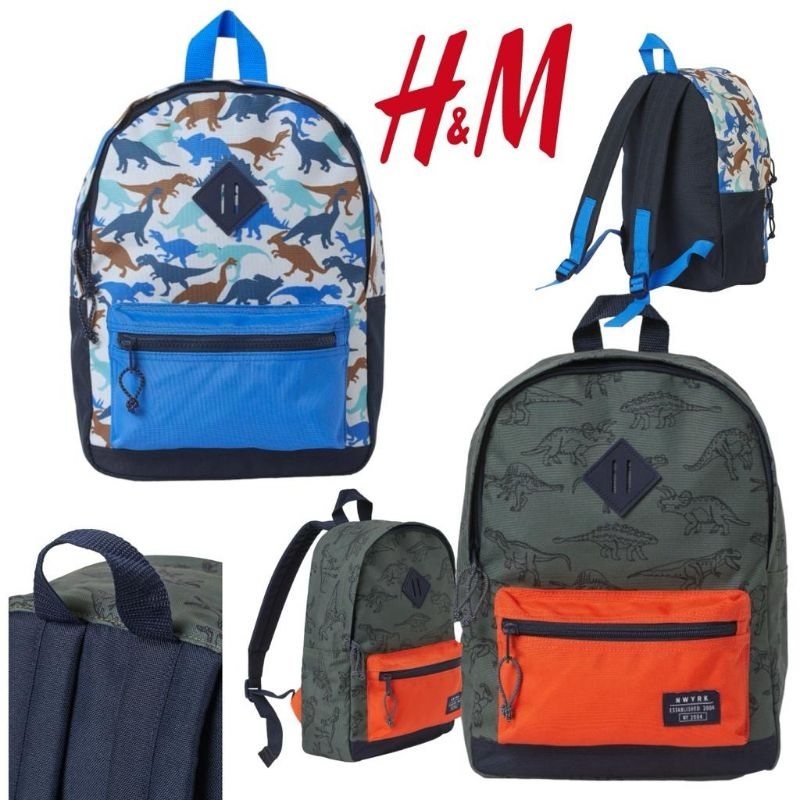 Jual Backpack Tas Hnm Anak-anak Dino | Shopee Indonesia