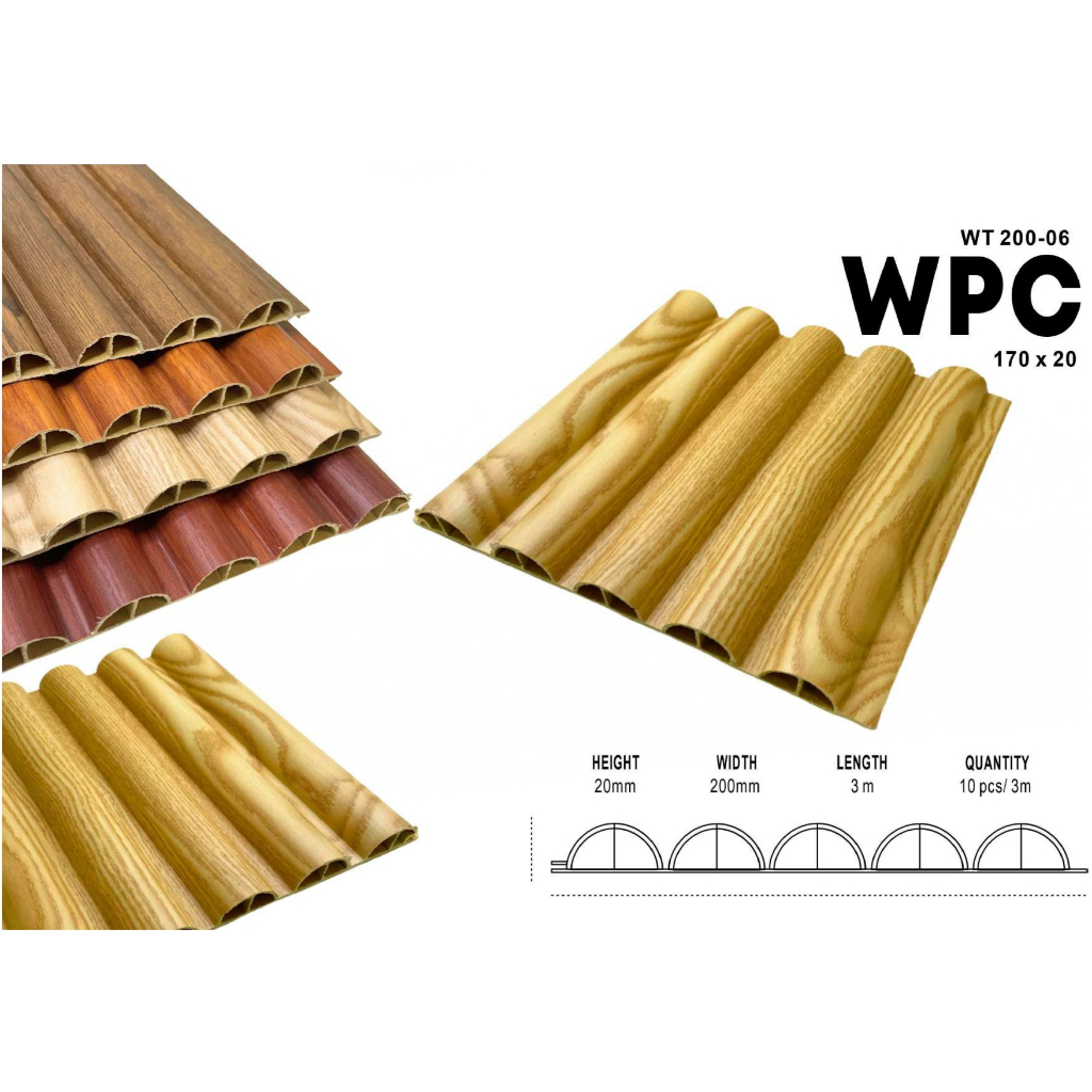 Jual WALL PANEL/WALL PANEL WPC/WPC KODE WT-200 MOTIF BULAT MURAH ...