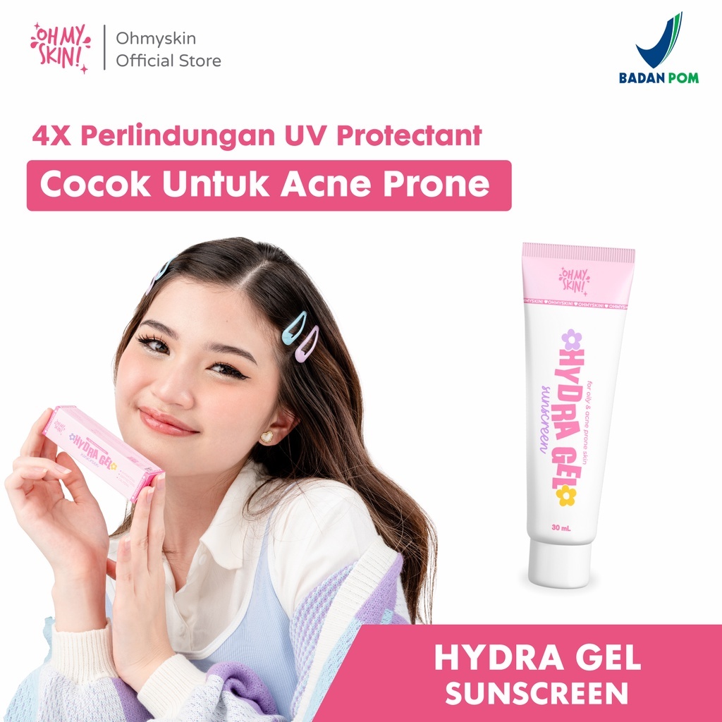 Jual MFI - Oh My Skin ! Hydra Gel Sunscreen | Netto 30 ML | Sunscreen ...