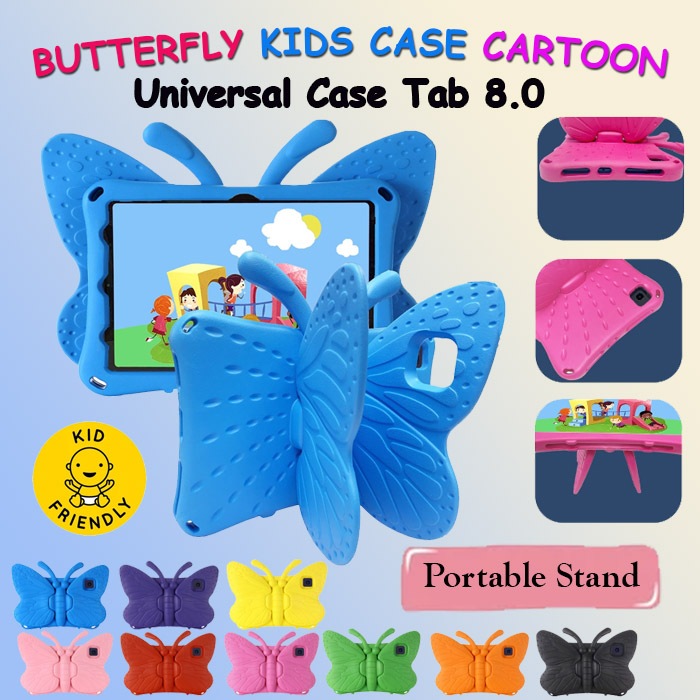 Jual Olike Edu Tab E1 8 Soft Case Anak Butterfly Kupu Kupu Kids Cover ...