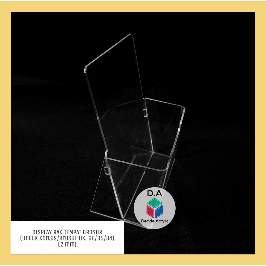 Jual Decide Acrylic Akrilik Sign Holder Organizer Rak Display Tempat ...