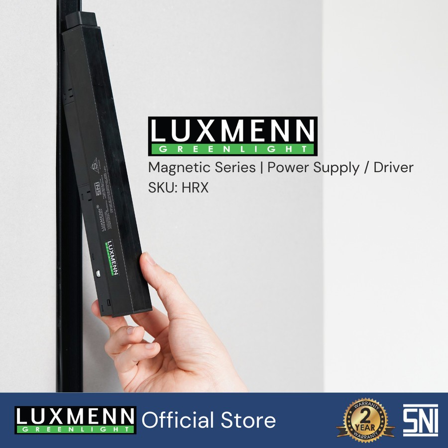 Jual LUXMENN LED Magnetic Track Light Power Supply HRX100 HRX200 100W ...