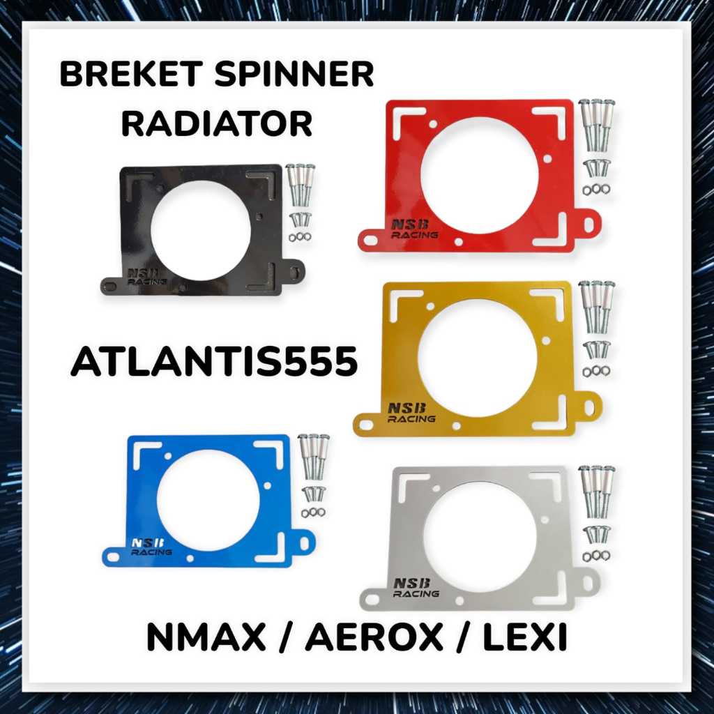 Jual breket spinner radiator nsb free baut pnp Yamaha nmax aerox lexi ...