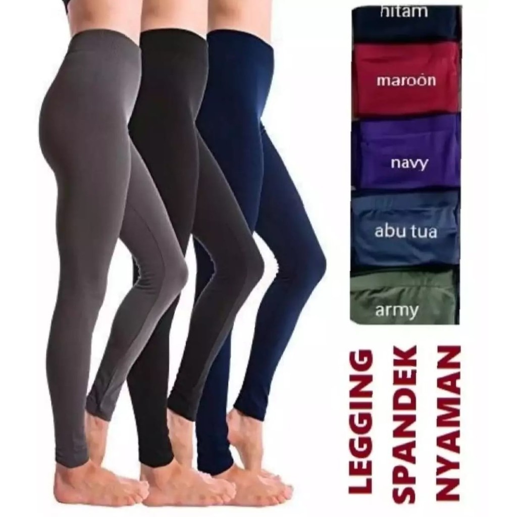 Jual Leging Jumbo Tebal Premium Celana Leging Olahraga Wanita Legging ...