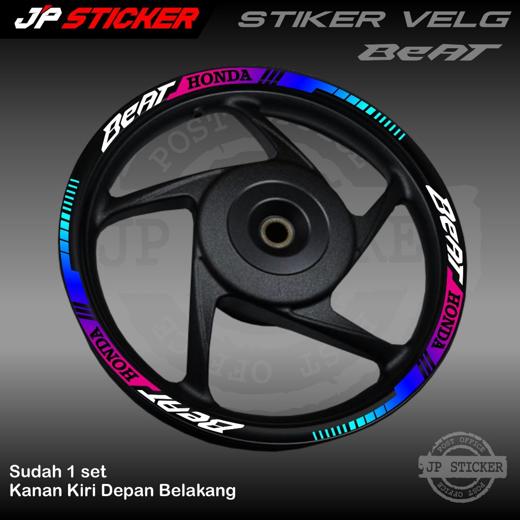 Jual Stiker Velg Beat / All Motor Universal Reflektif | Shopee Indonesia