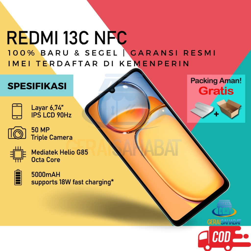 Jual Redmi 13C NFC 6/128GB 8/256GB Garansi Resmi Xiaomi Indonesia ...
