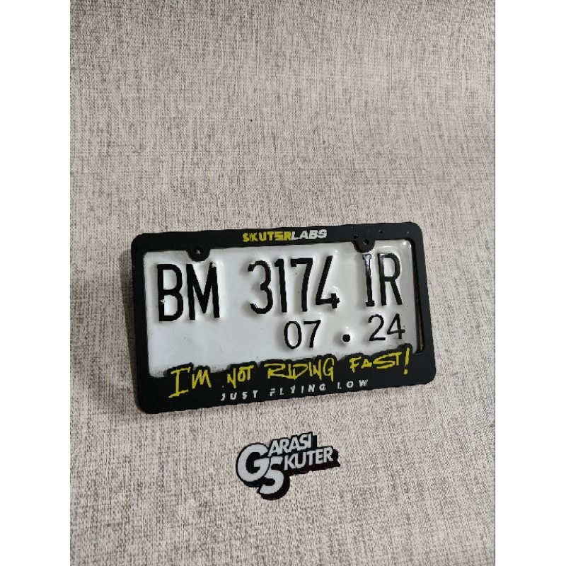 Jual FRAME PLAT MOTOR SKUTERLABS UNIVERSAL SEMUA MOTOR SECOND | Shopee ...