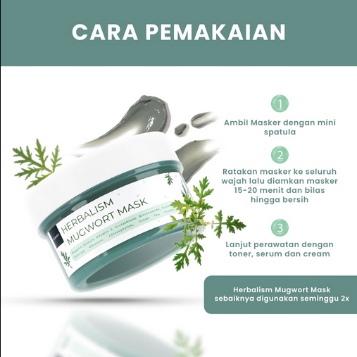 Jual Scarlett Herbalism Mugwort Mask | Shopee Indonesia
