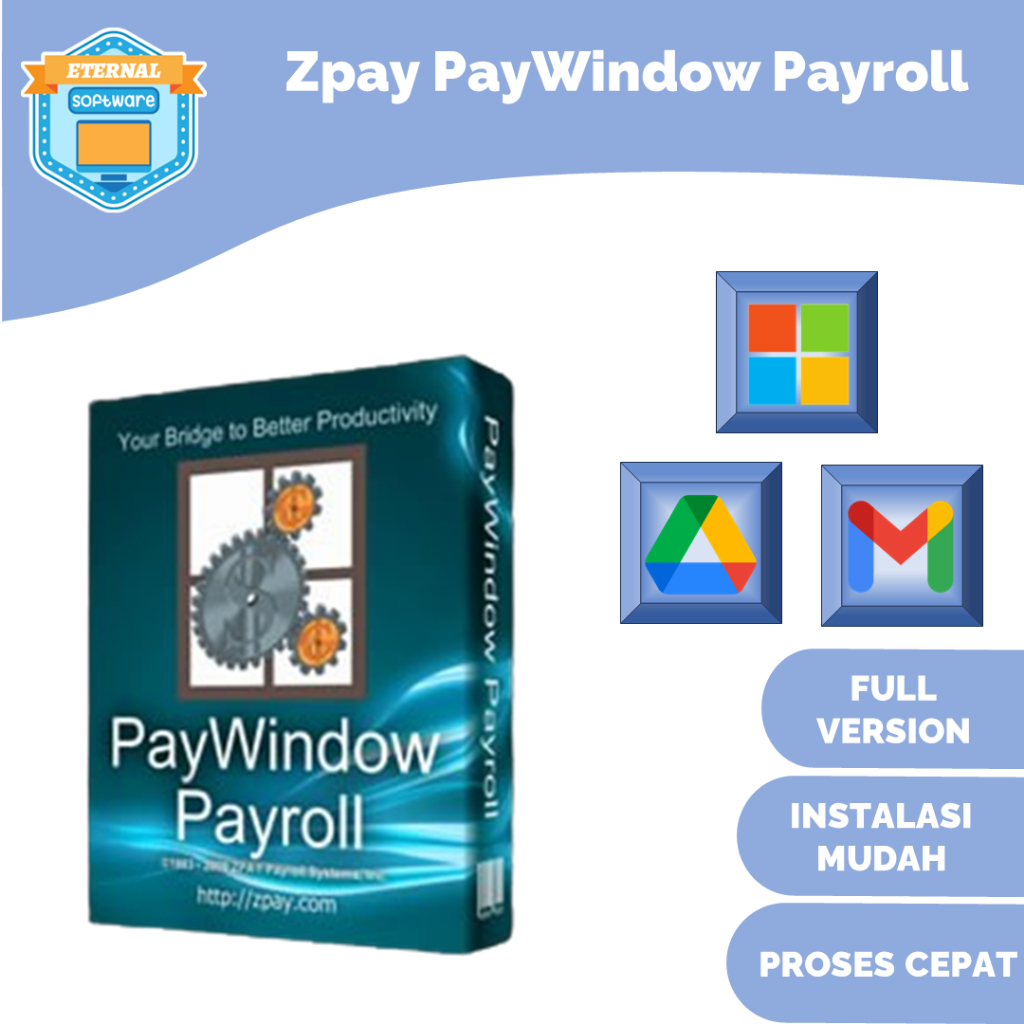 Jual Zpay Paywindow Payroll Pro Full Version No Trial Software Windows ...