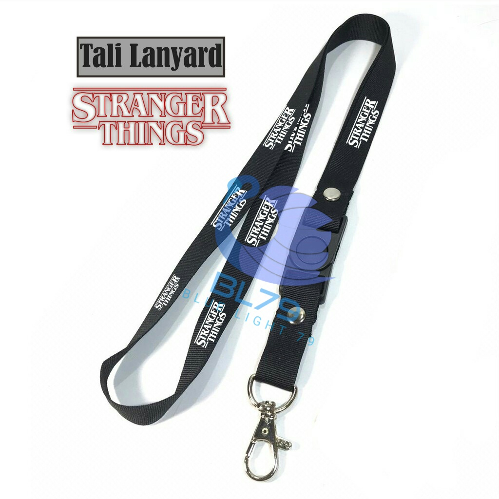 Jual TALI LANYARD STRANGER THINGS GANTUNGAN KUNCI STRANGER THINGS ...