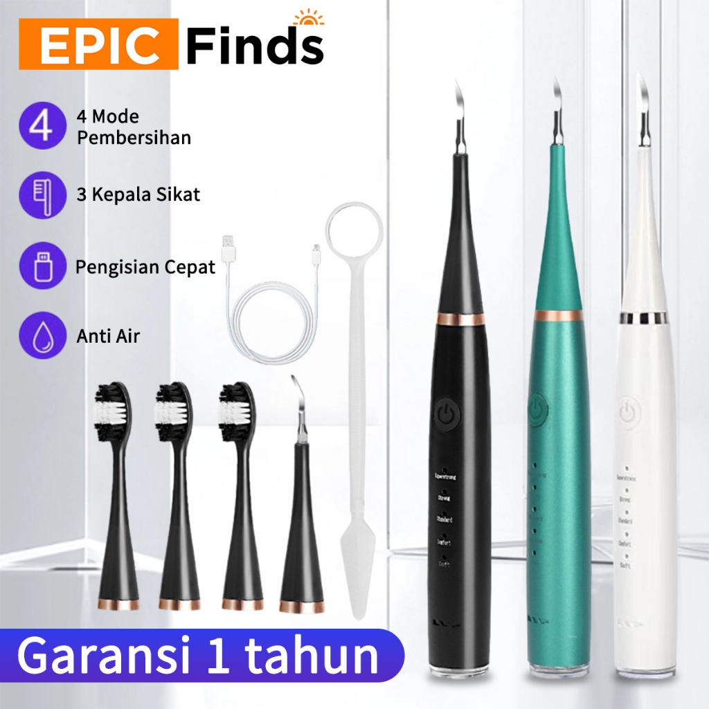 Jual Epic Finds DENTAL SCALER PORTABLE ALAT PEMBERSIH PLAK GIGI / Alat ...