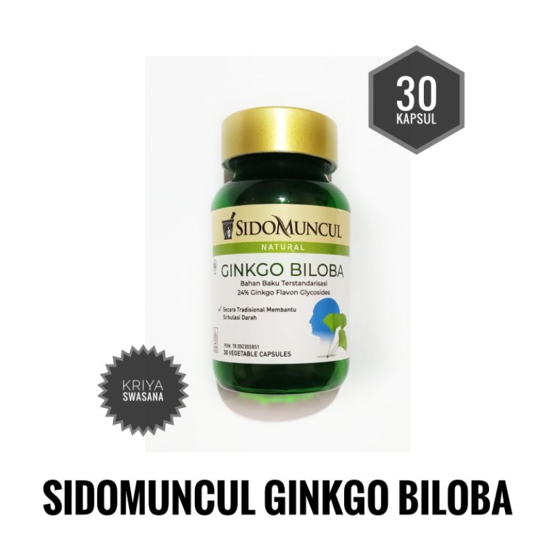Jual SIDOMUNCUL SIDO MUNCUL GINKGO BILOBA ISI 30 KAPSUL | Shopee Indonesia