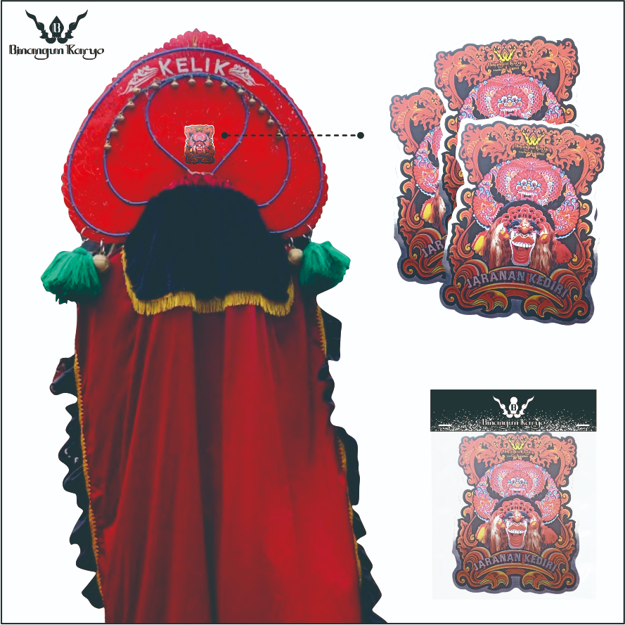 Jual stiker jaranan/stiker logo jaranan kediri/stiker barongan | Shopee ...