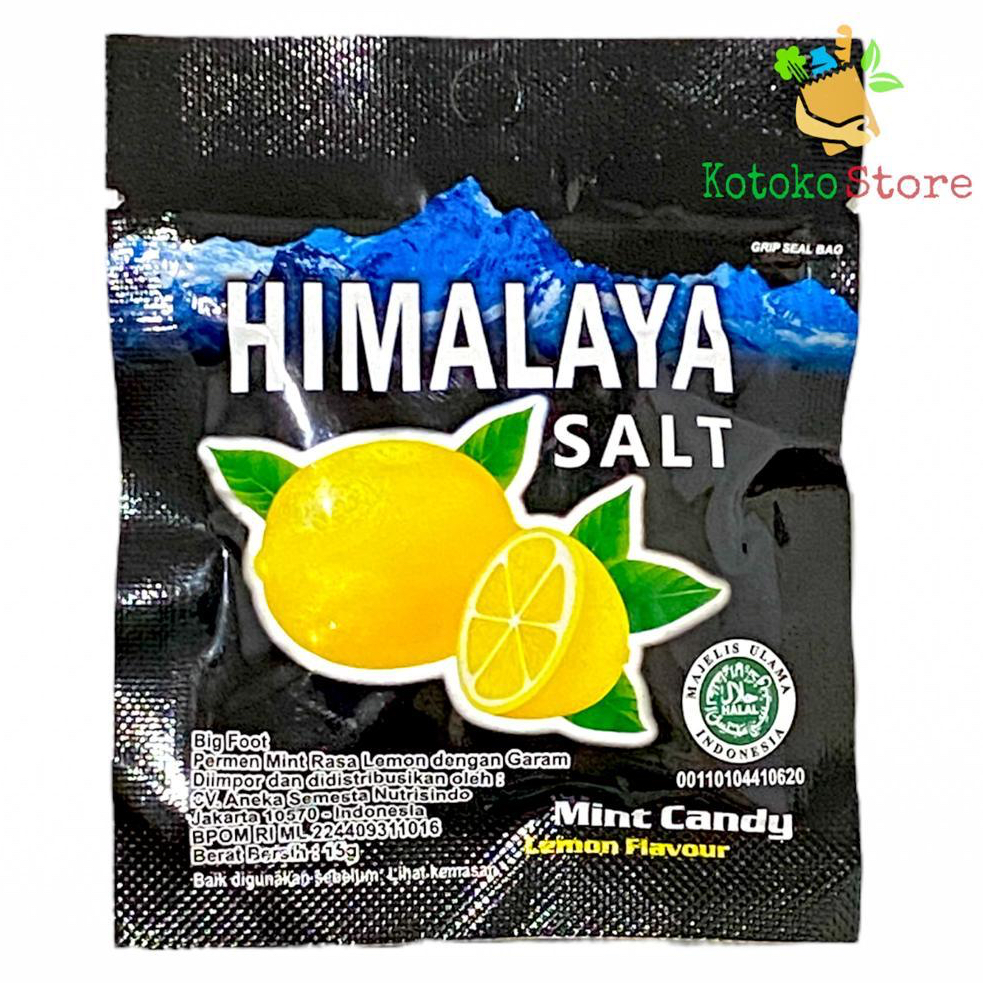 Jual Permen Himalaya Salt Mint Lemon Satuan / Himalayan Salt Lemon 15gr ...