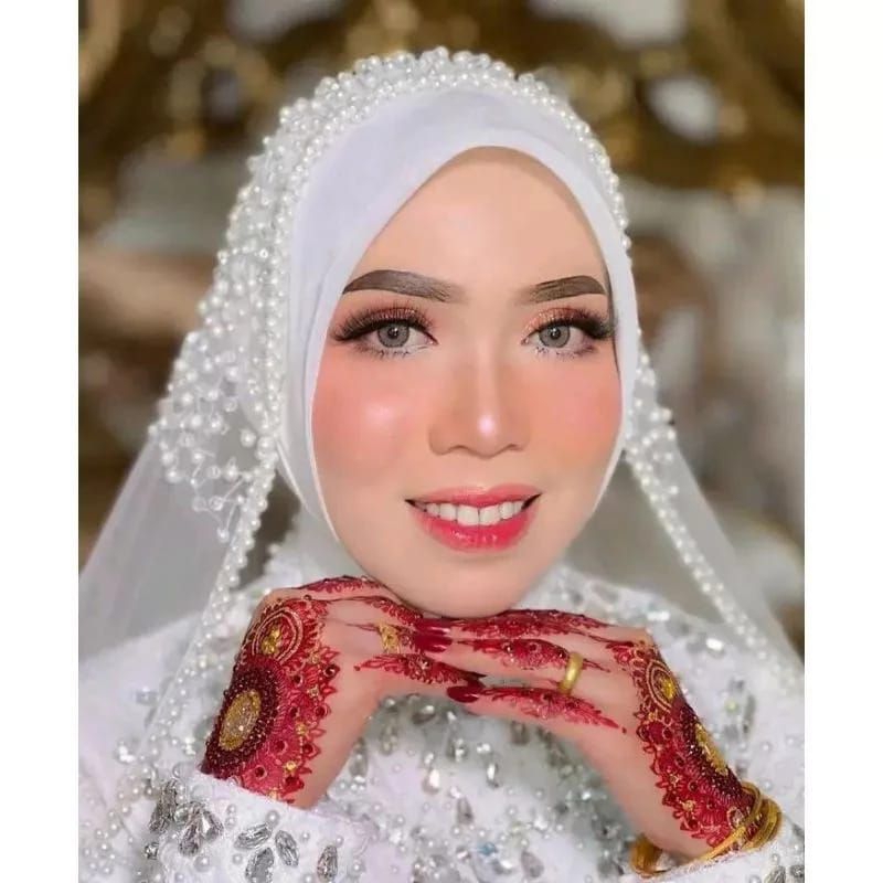 Jual Slayer pengantin mutiara ( TABUR ) mawur/slayer akad nikah/hijab ...
