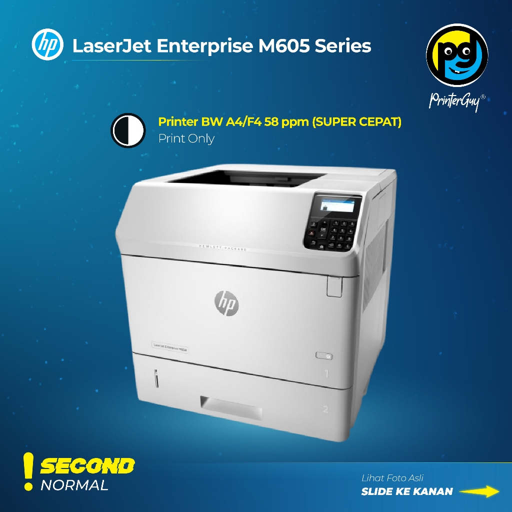 Jual Printer HP LaserJet Enterprise 600 M605 Mulus siap pakai | Shopee ...