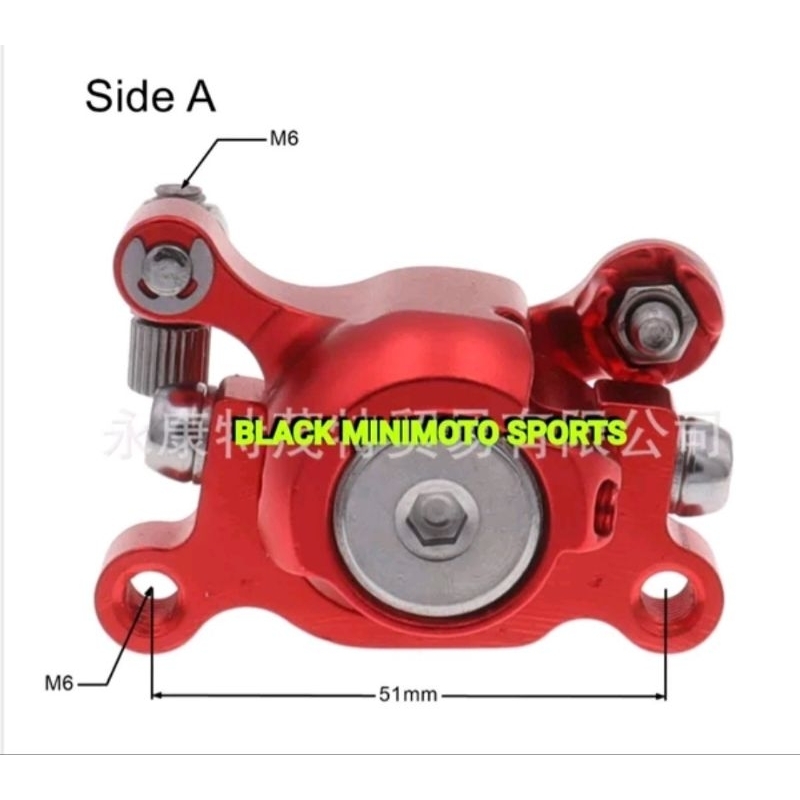 Jual Caliper Rem Zoom CNC Racing Motor Mini GP TRAIL ATV Mesin Tarik ...