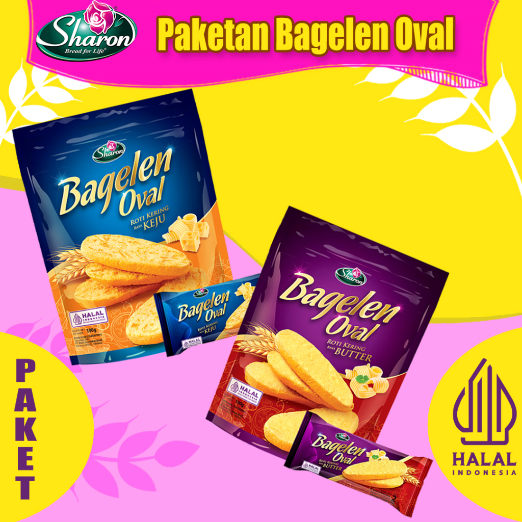 Jual ( PAKET ) Roti Kering Bagelen Sharon Bakery 100gr | Shopee Indonesia