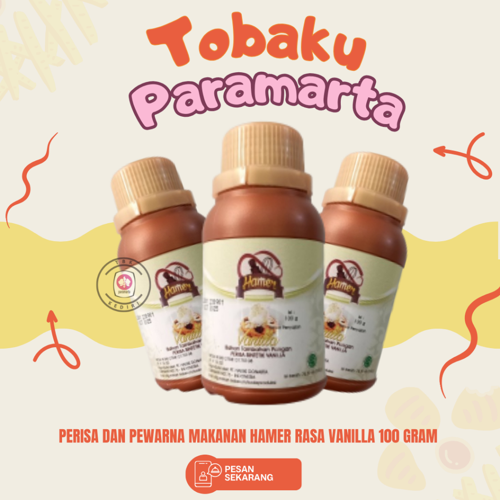 Jual PERISA MAKANAN HAMER RASA VANILLA 100 GRAM / PERISA MAKANAN HAMER ...