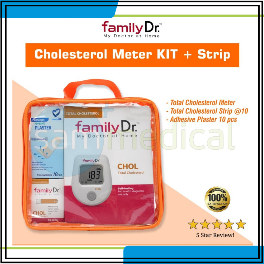 Jual Family Dr Cholesterol Meter KIT + Strip / Alat Cek Total ...