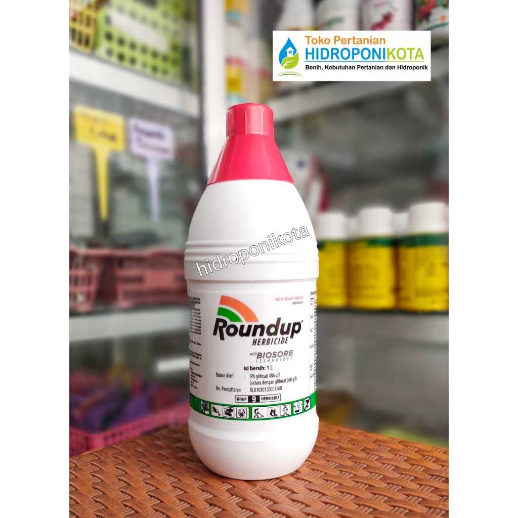 Jual Herbisida Roundup 1 liter - round up 1 liter - obat pembasmi ...