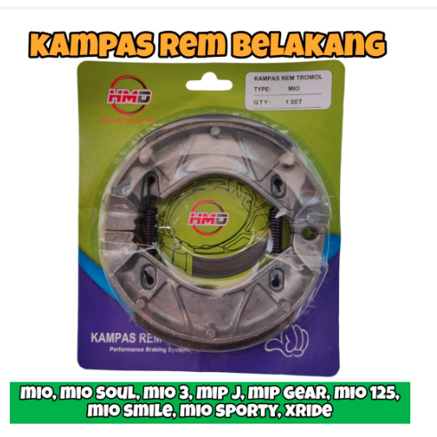Jual KAMPAS REM TROMOL PIRODO MIO / MIOM3 / MIO.J / MIO SPORTY/ MIO ...