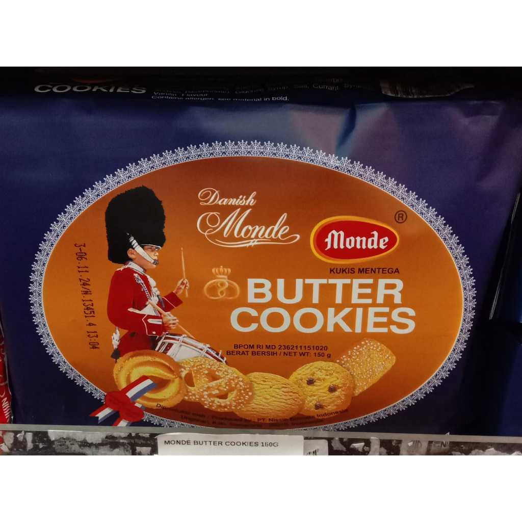 Jual Monde butter cookies 150g | Shopee Indonesia