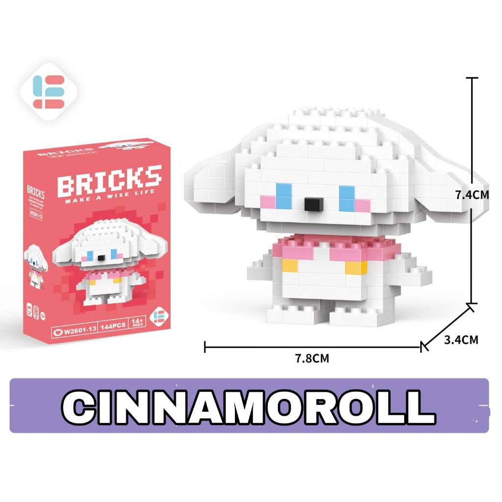 Jual Nano Block Model Karakter Mainan Balok Edukasi Anak DIY Bricks ...