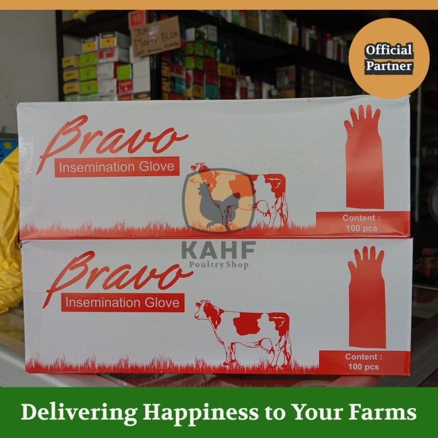 Jual Glove Rectal Bravo 1 Dus Sarung Tangan Plastik IB 5 Jari untuk ...