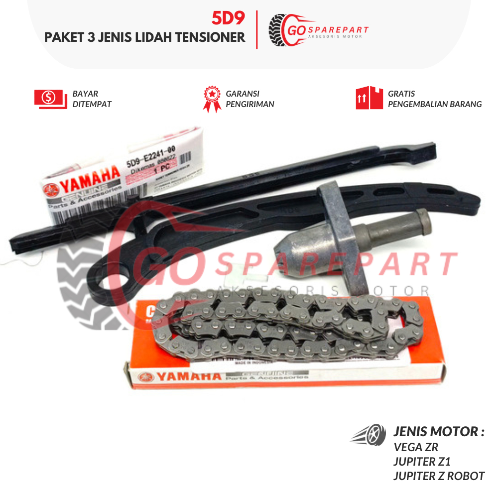 Jual (YAMAHA) PAKET KARET TENSIONER + TONJOKAN KETENG + RANTAI KETENG ...