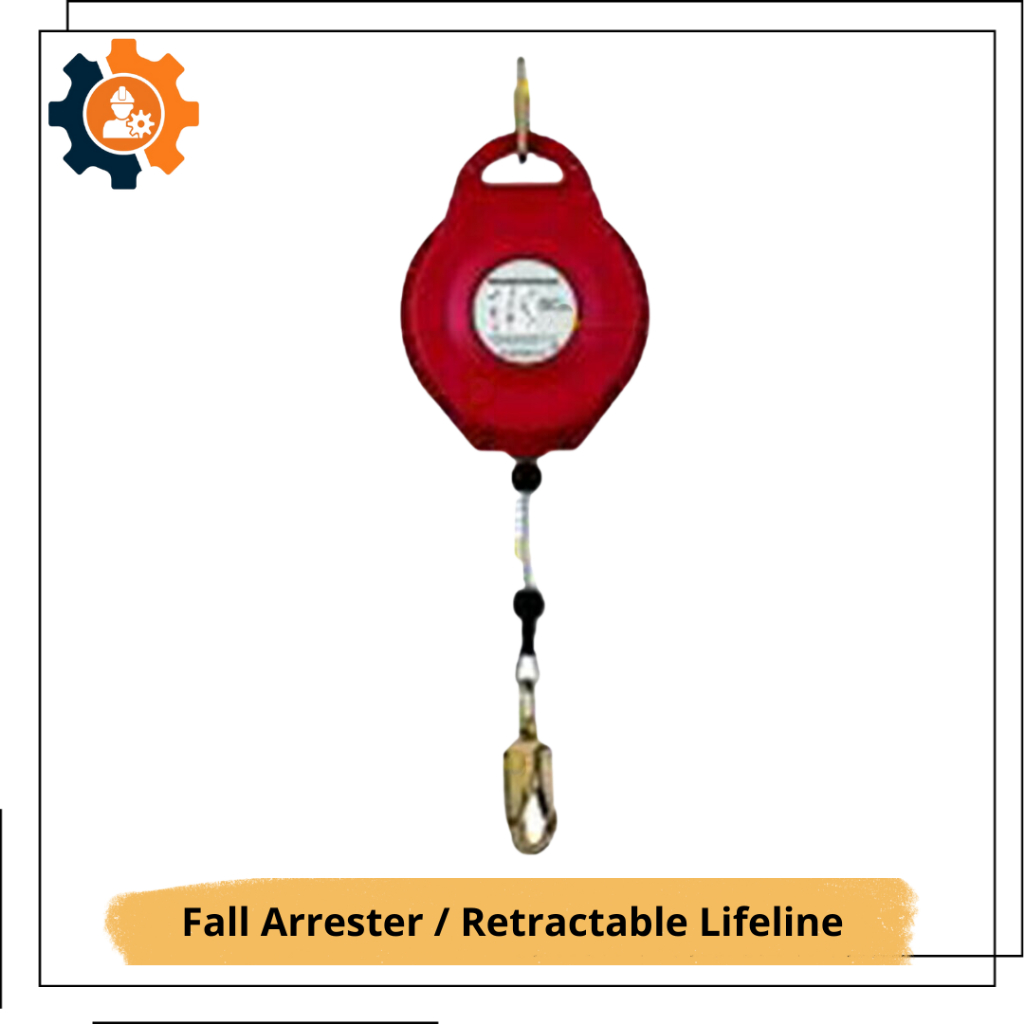 Jual Retractable Lifeline 25 Meter - Fall Arrester 25M Standar EN 360:2002 | Shopee Indonesia